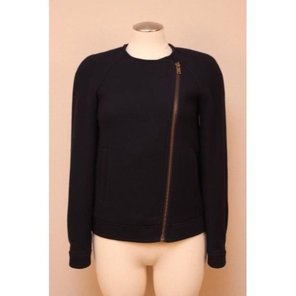 J. Crew | Jackets & Coats | Jcrew Double Cloth Motorcycle Jacket 298 ...